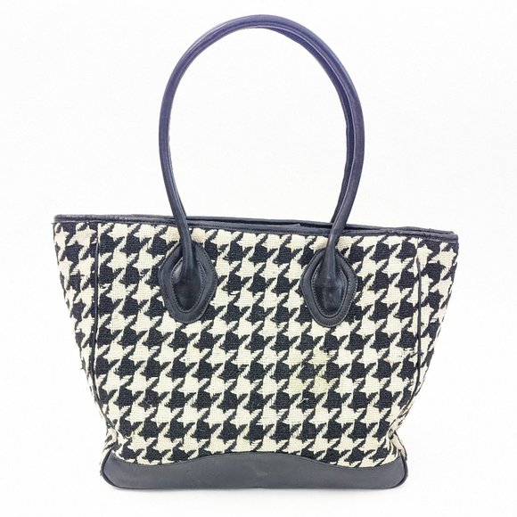 Glenda Gies | Bags | Glenda Gies Beautiful Tweedleather Tote Purse ...